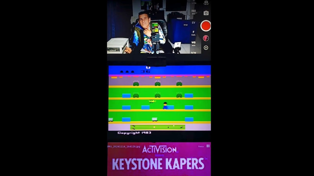 Keystone Kapers 1983 Atari 2600 en salas de videojuegos. - YouTube