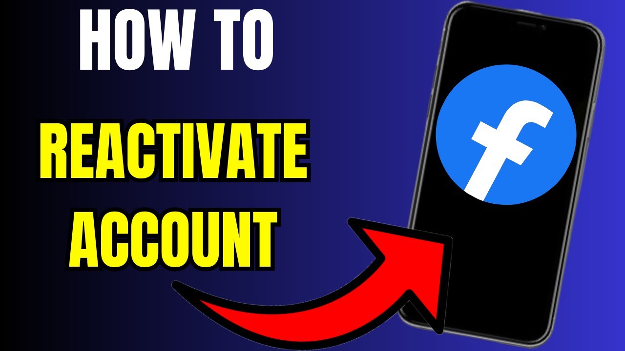 How to Reactivate Your Facebook Account Easily" - YouTube