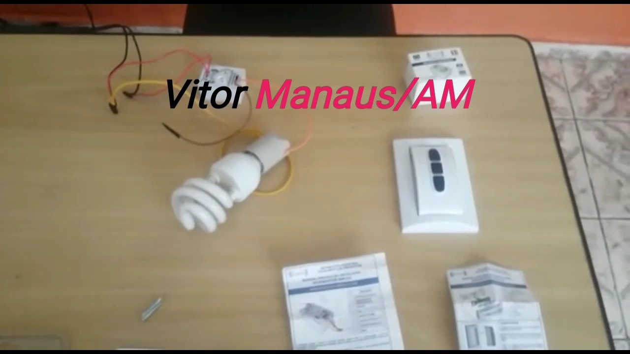 Interruptor sem fio E-luX.. - YouTube