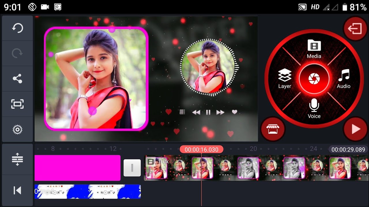 How to make special wishes template, edit in kinemaster in Telugu by Eswar tech - YouTube