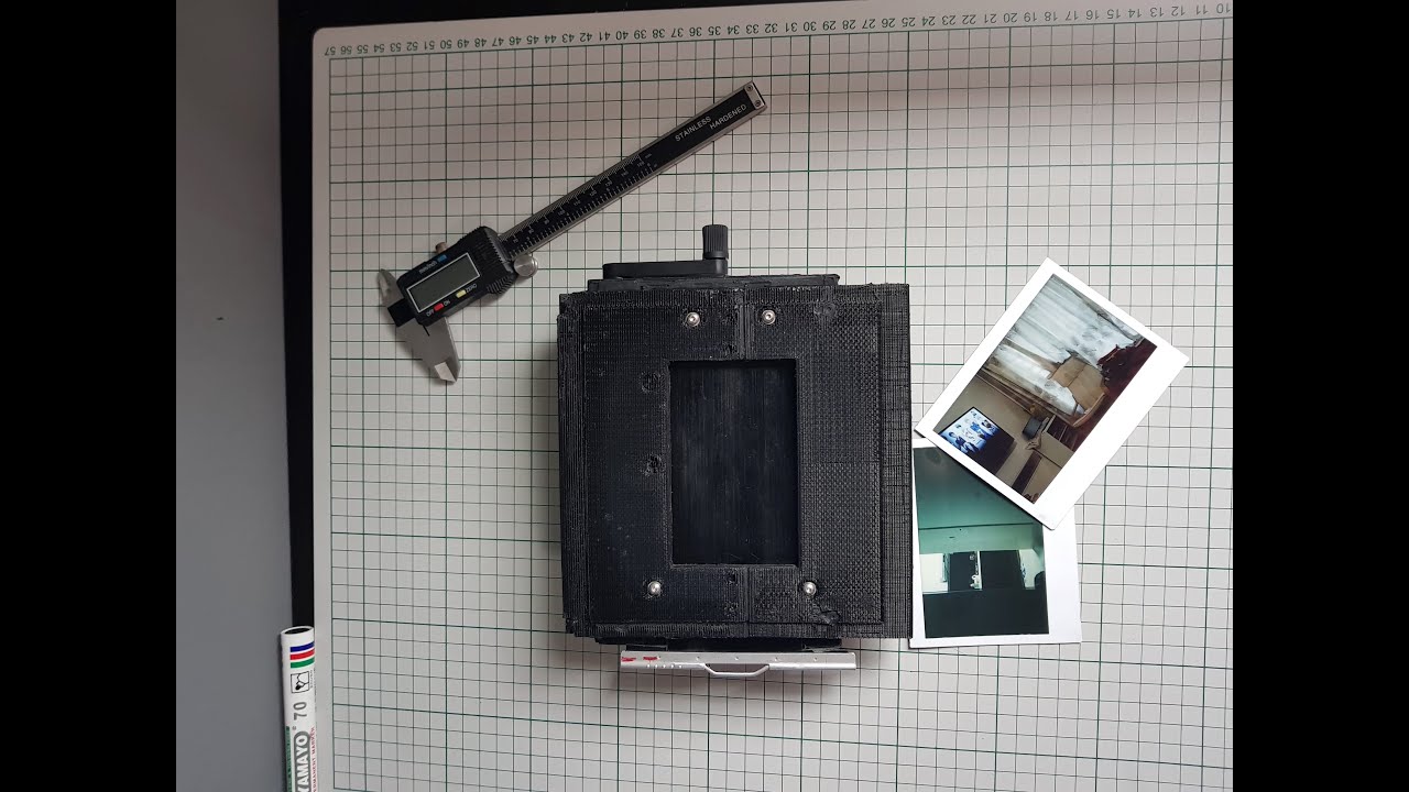DIY Instax Back for 4x5 Tachihara View Camera using Lomography Belair ...