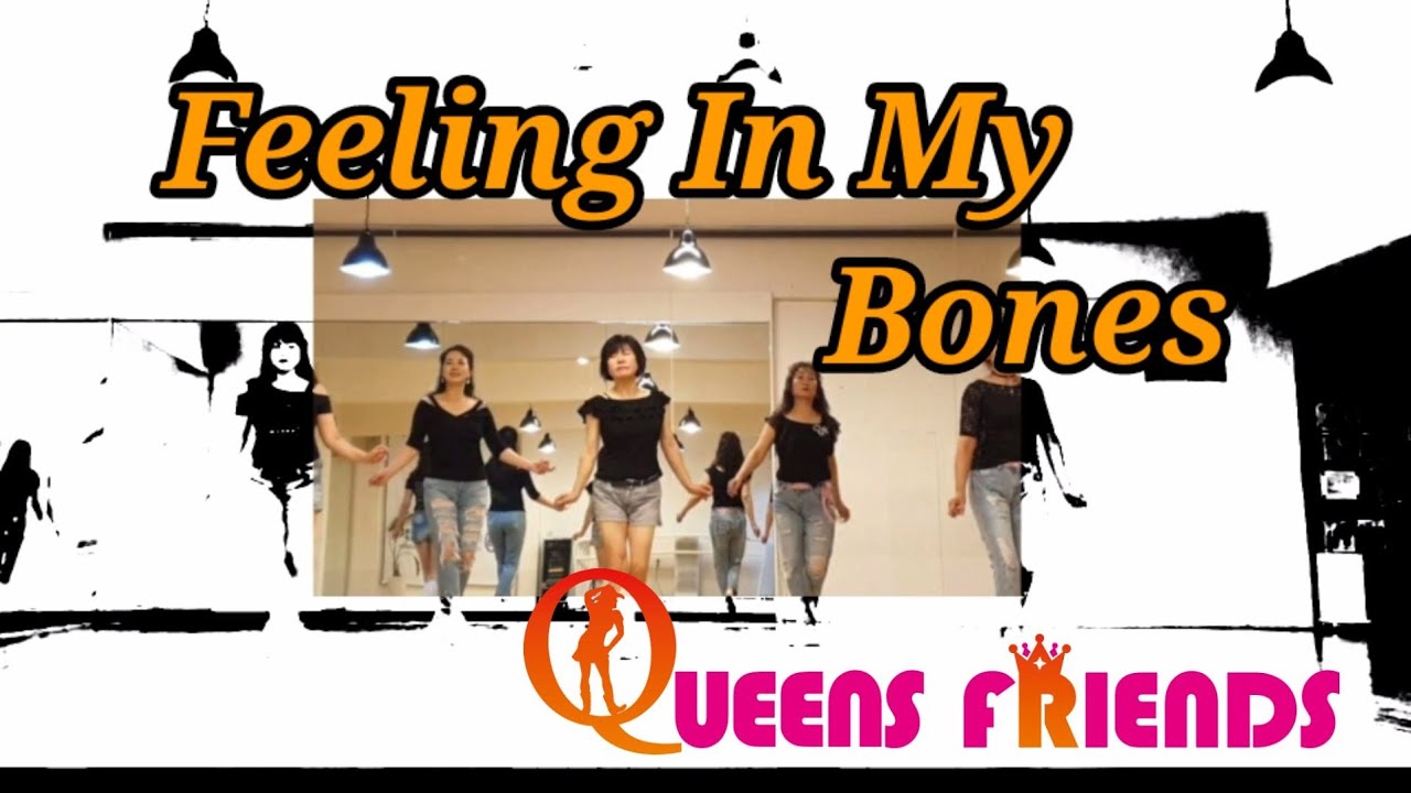 Feeling In My Bones Line Dance(DEMO,COUNT) - YouTube