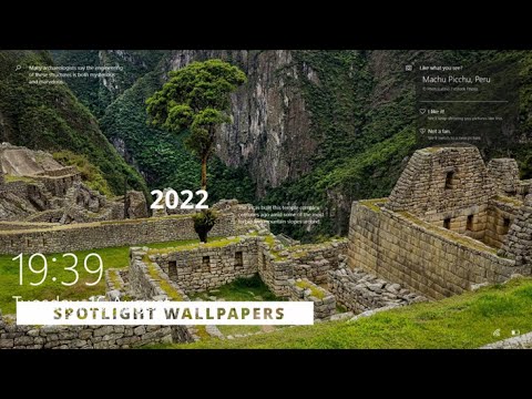 Windows SPOTLIGHT WALLPAPERS in chronological order - 2022 (second half ...