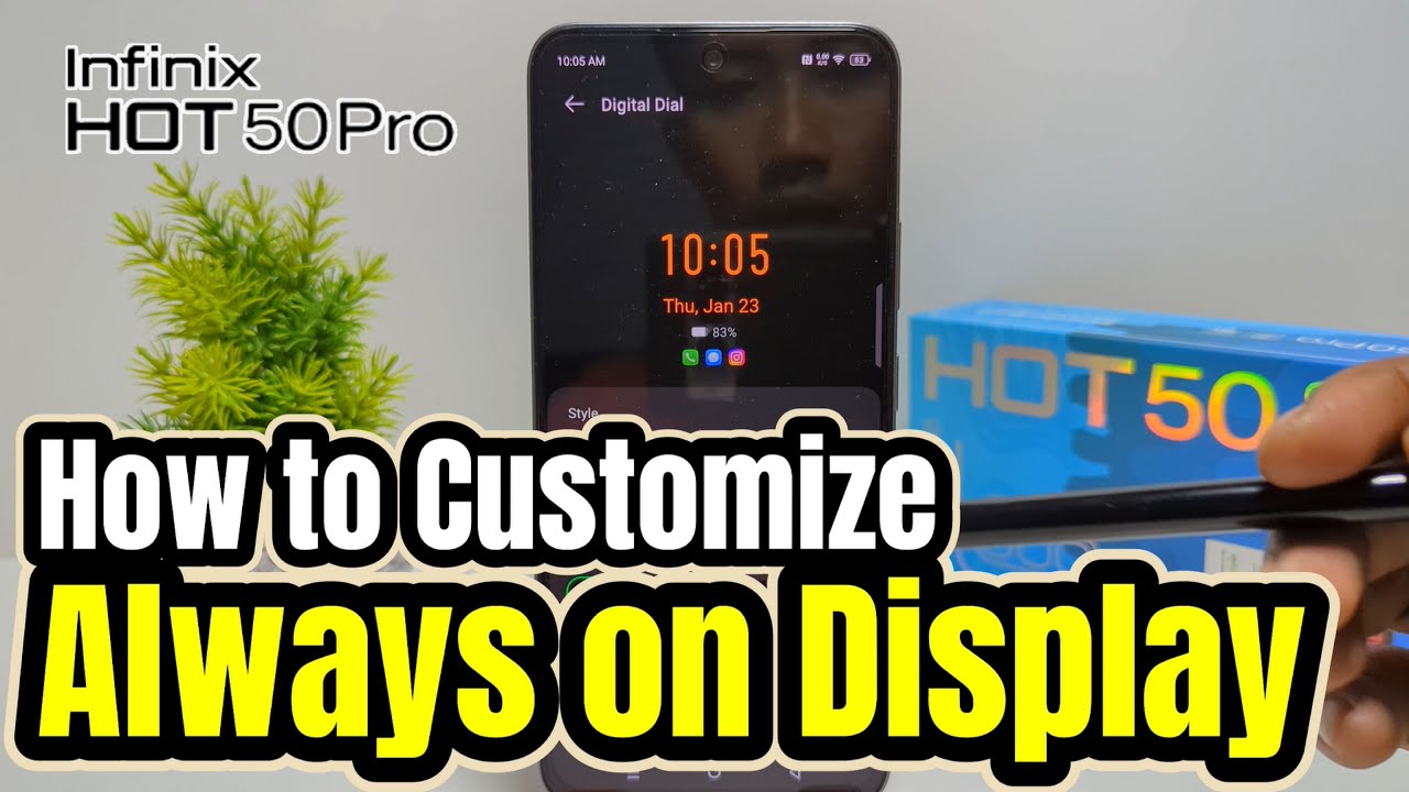 How to Customize Always on Display in Infinix Hot 50 Pro - YouTube