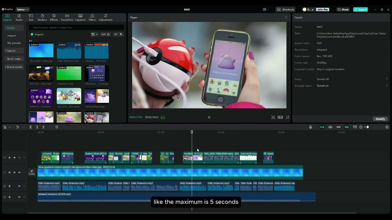 How To Use Keyframe Diamond Icon on CapCut? | Zoom In / Zoom Out Effect in CapCut - YouTube