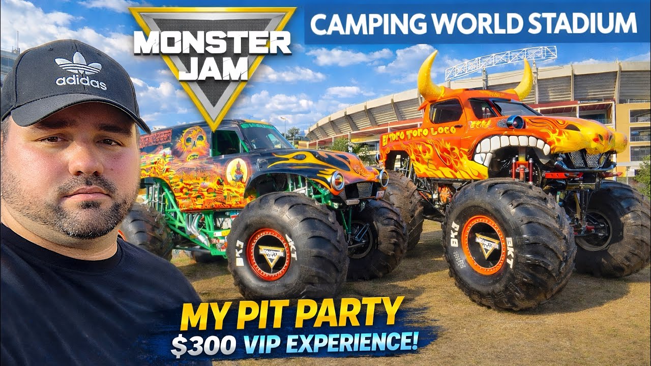 Monster Jam Orlando 2026 | Front Row Seats & Pit Party Experience at ...