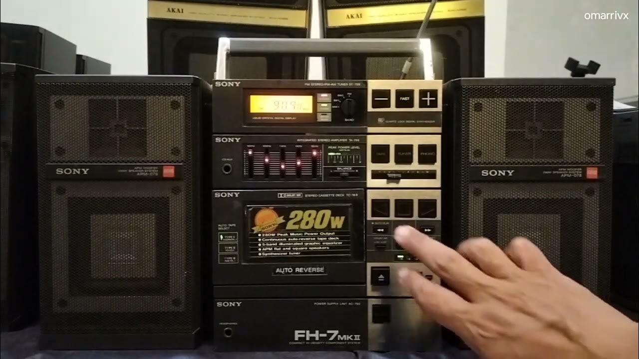 Sony FH 7 mk II boombox - YouTube