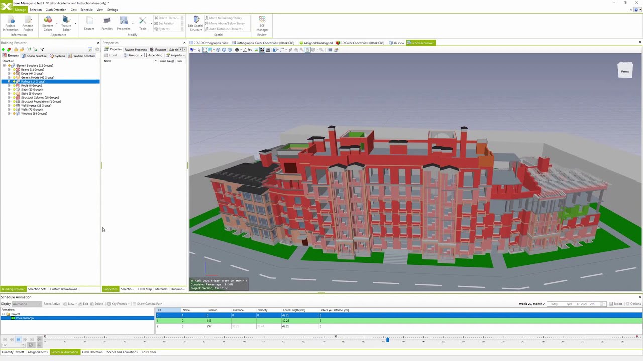 Bexel Manager | Gantt Chart and 4D BIM simulation - YouTube