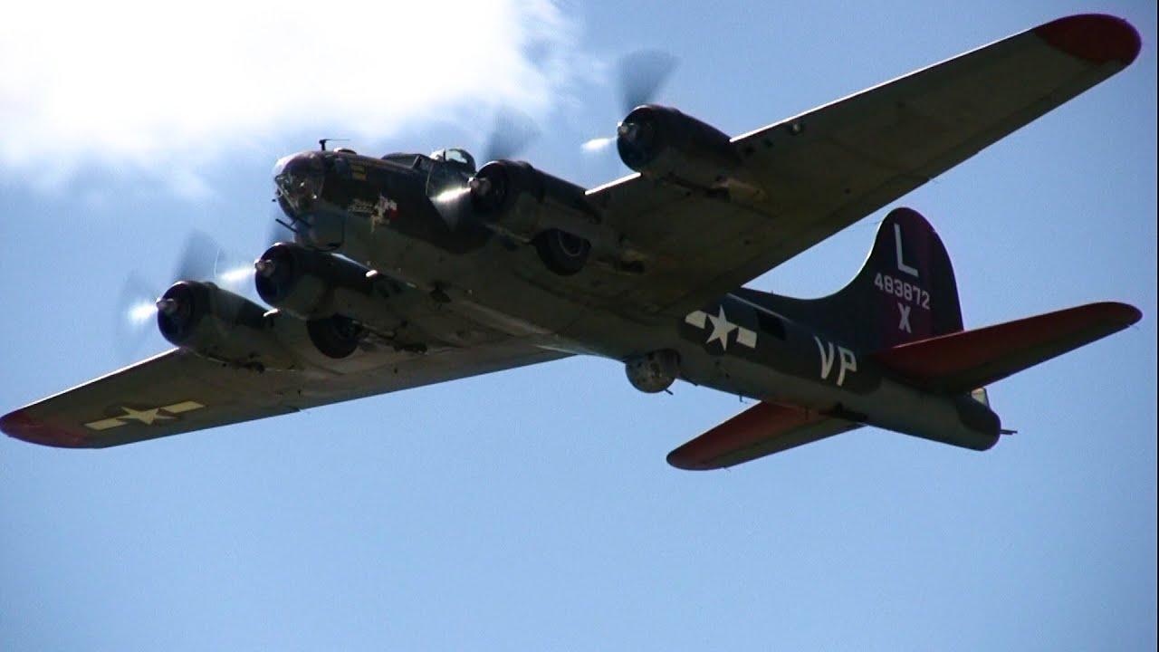 The Texas Raiders B-17G - YouTube