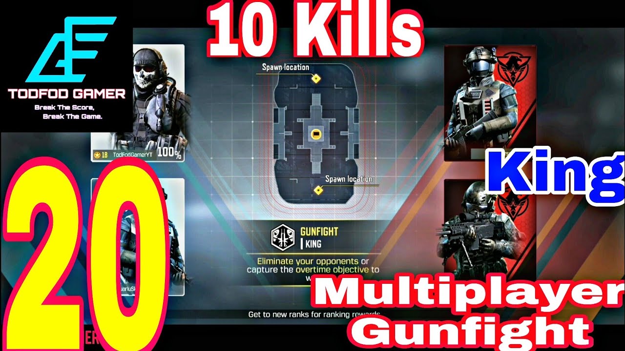 Multiplayer Gunfight - King Map COD Gameplay | Call of Duty Mobile ...