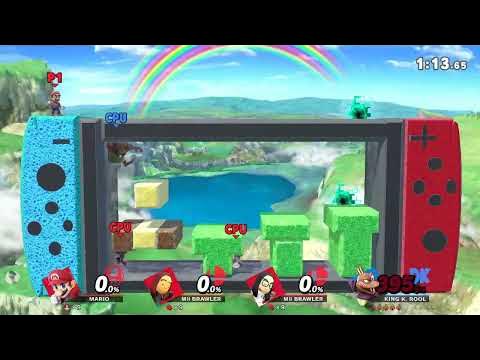 Super Smash Bros Ultimate - Custom Stage: Inside Nintendo Switch Super Mario Bros Level - YouTube