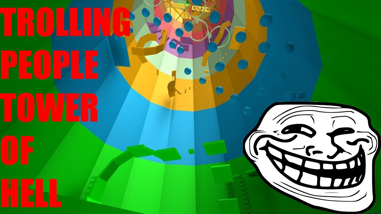 TROLLING PEOPLE IN TOWER OF HELL - YouTube
