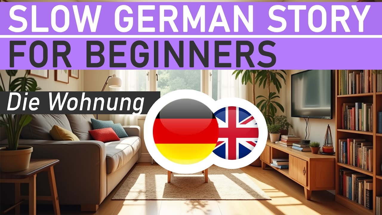 Simple German Story for Beginners | Die Wohnung A1 A2 #deutschlernen # ...