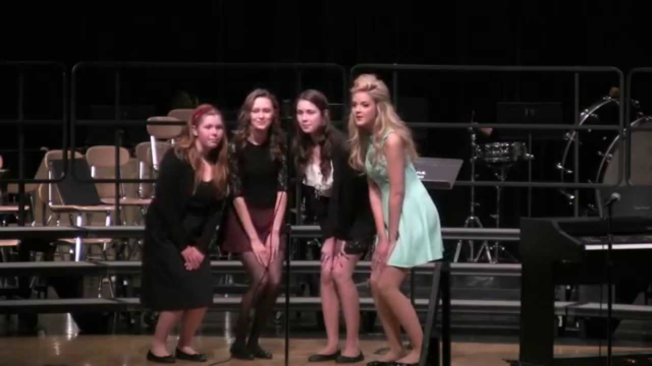 Amery High School Fine Arts Concert 2015 - Girls Quartet - YouTube