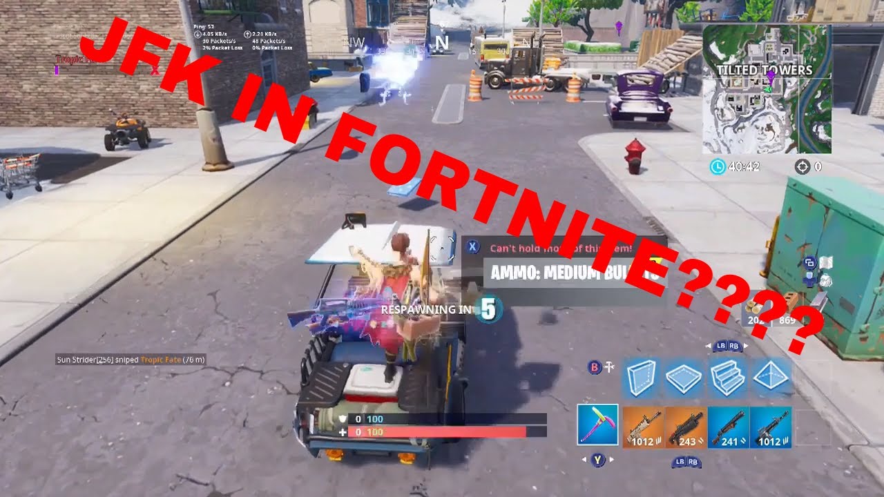 WE RE CREATED THE JFK ASSASSINATION IN FORTNITE - YouTube