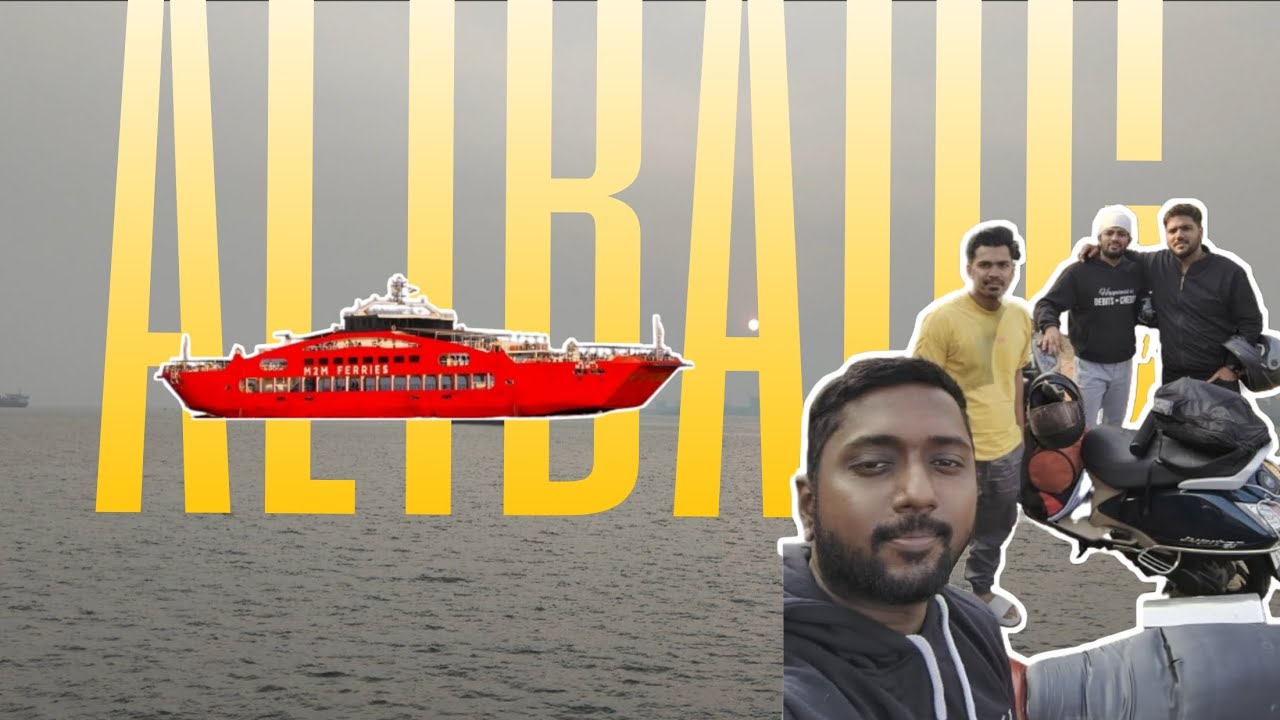 ALIBAUG TRIP WITH JIGARI | M2M ferries, by bike to Alibaug - YouTube