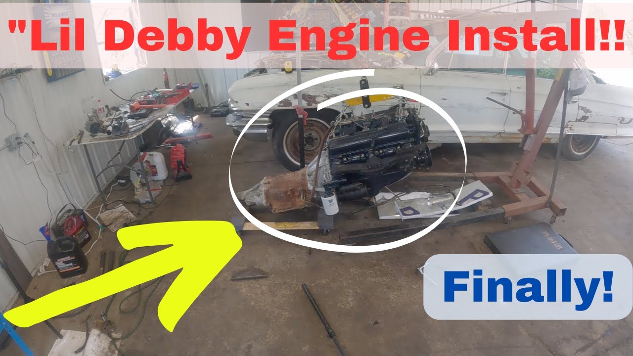 1961 Cadillac "Lil Debby" 390 engine work and install! - YouTube