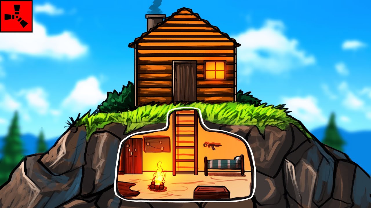 I Built a SOLO Cliff Base with a Hidden Secret in Rust… - YouTube