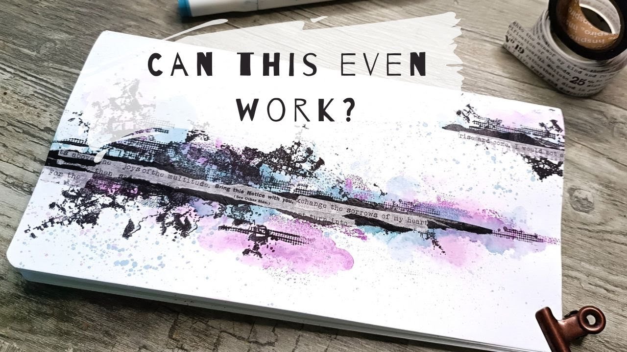 I Tried Making Art with Just 2 Colors and 1 Stamp 😳 - YouTube