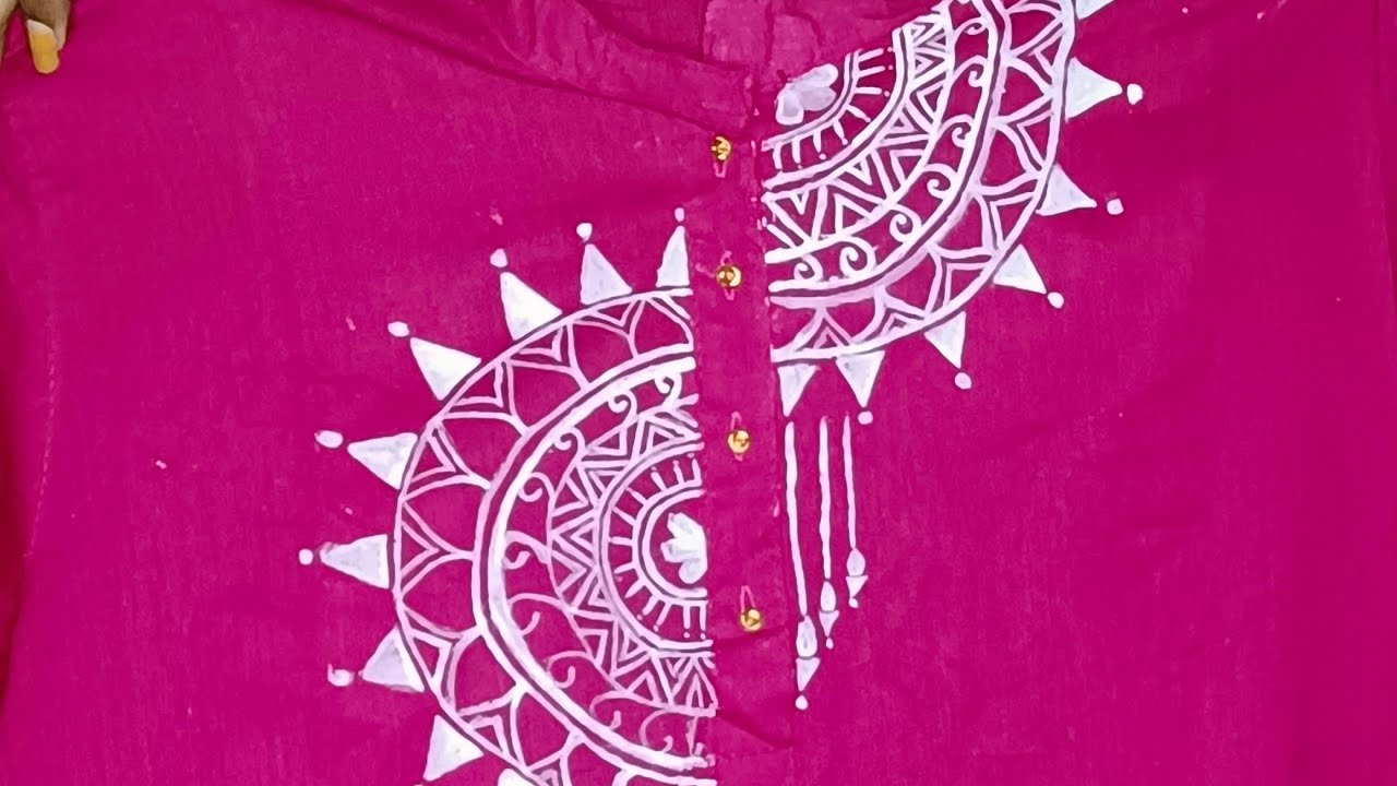 Hand printed Punjabi // Punjabi design // Punjabi fabric design ...