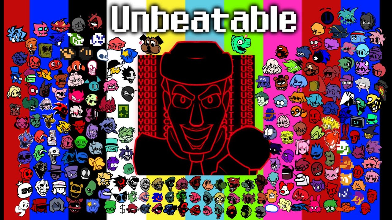 Unbeatable But Every Turn A Different Character Is Used (FNF Mario's ...