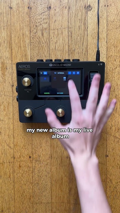 Creating setlists for live performance on the Aeros Loop Studio - YouTube