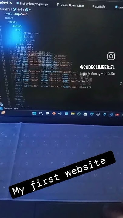 My first website 🖥🖥👨‍💻(@trackingtech6445 )(@CodeWithHarry)(@ApnaCollegeOfficial ) - YouTube