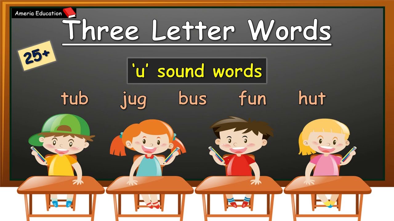 3 Letter Words With U Vowel U Sound Words Phonic Sound Learn U 3 Letter Words With U Vowel U Sound Words Phonic Sound Learn U