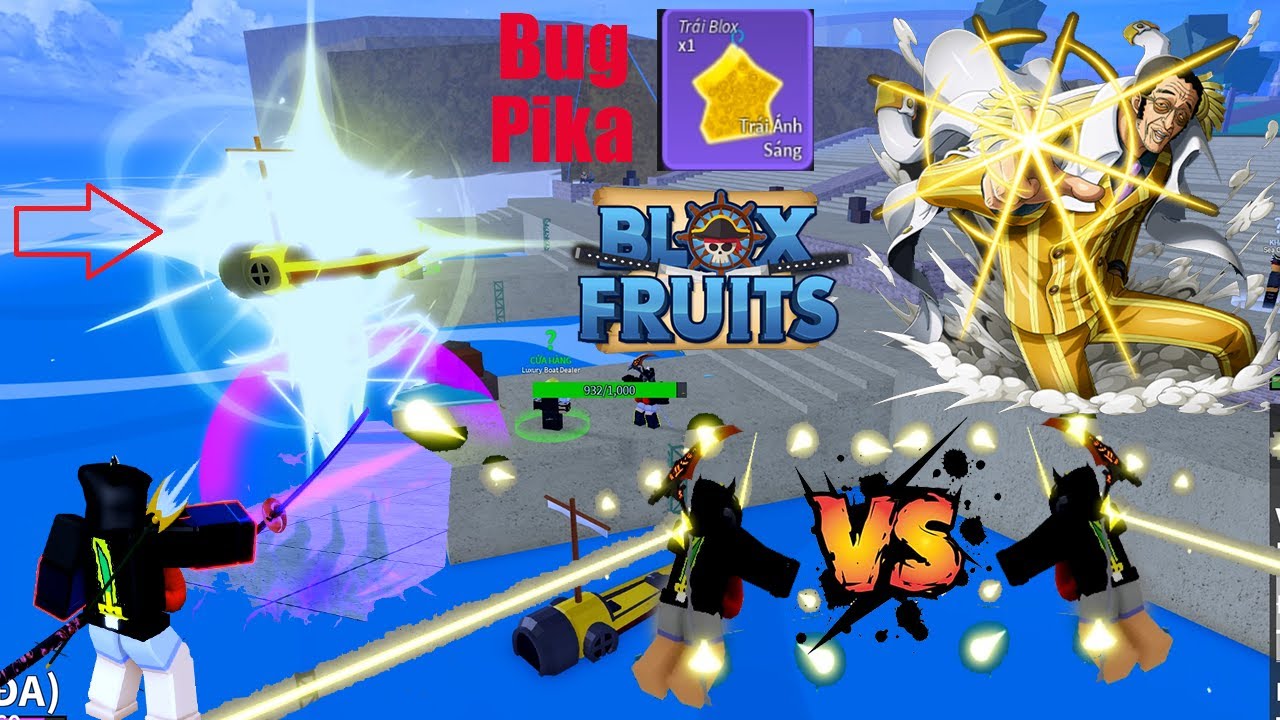 Blox Fruits | 2 Chiêu C Pika Vào Nhau Sẽ NTN? Và Thử Bug Boat Với Pika ...