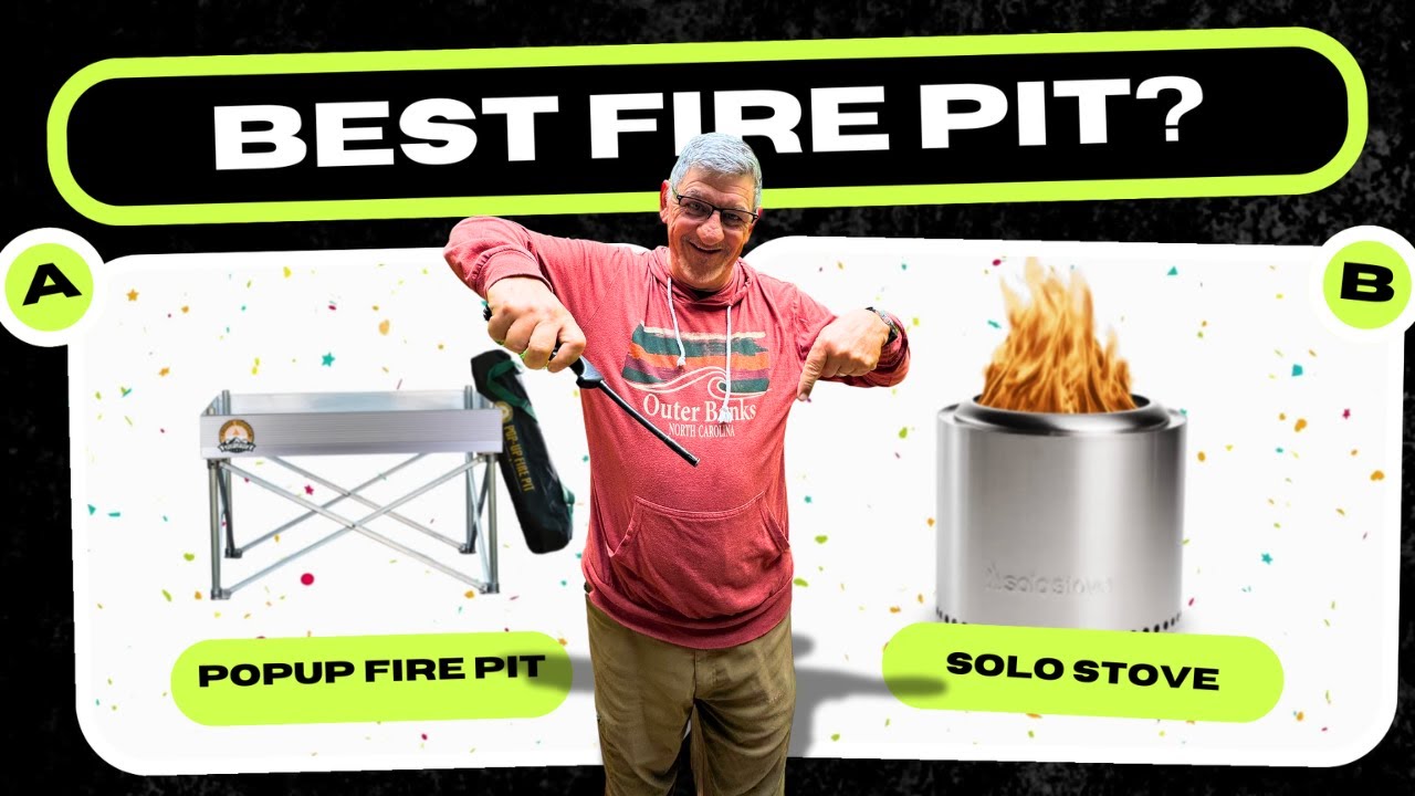 Pop-up Fire Pit vs. Solo Stove For Camping // Which One? - YouTube