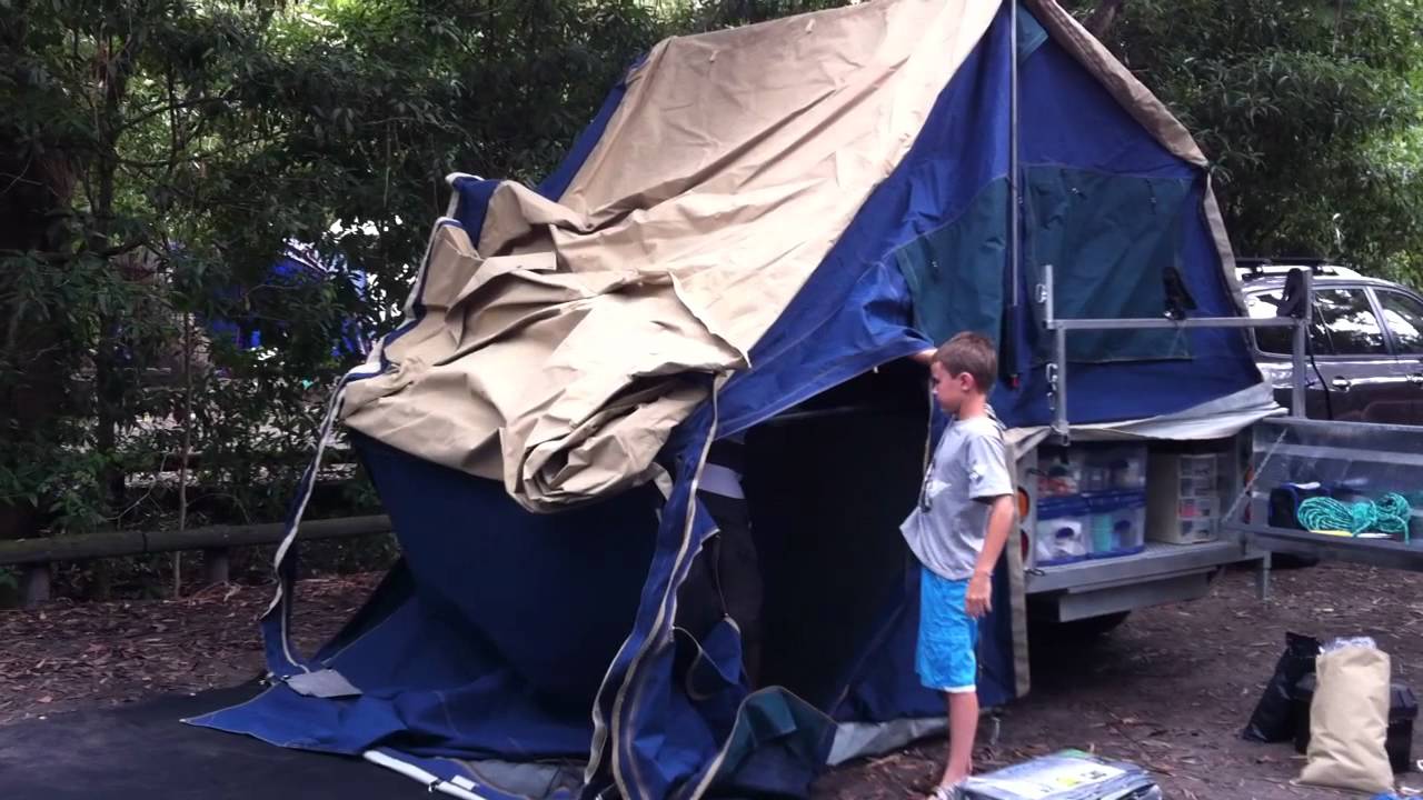 Kangaroo Tent City & BBQs - Camping With A Kangaroo Camper Trailer Part ...