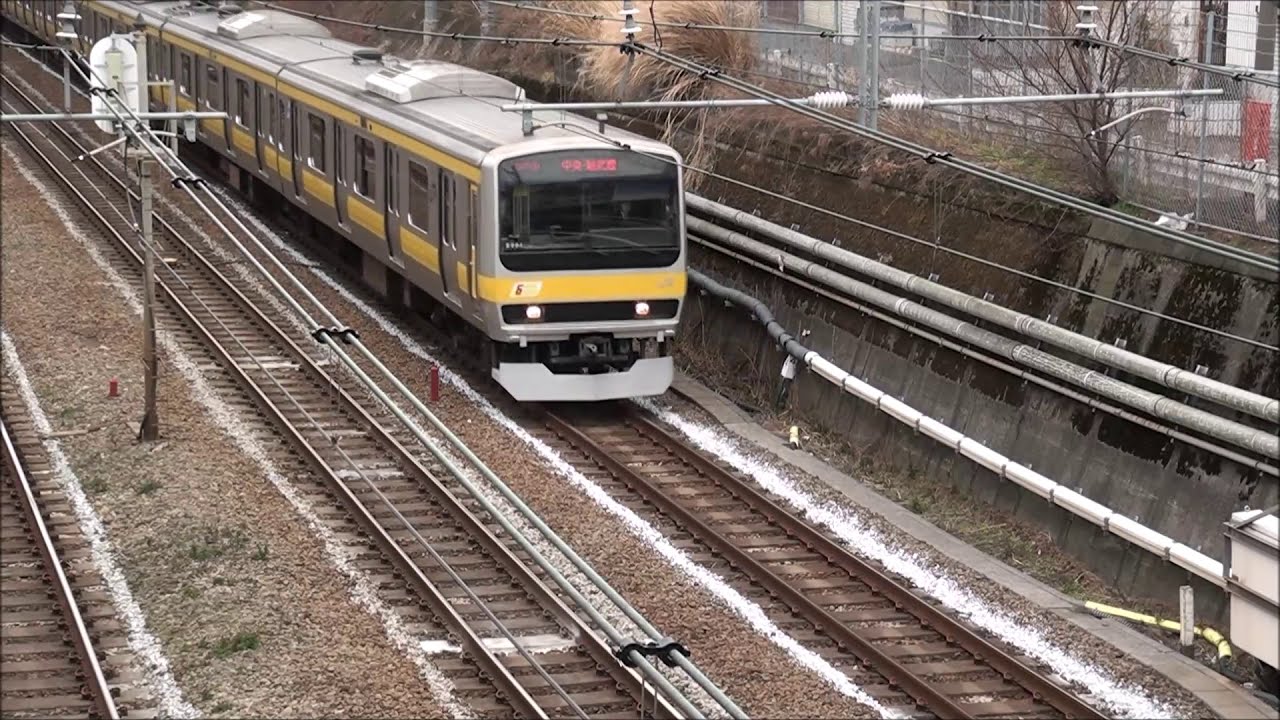 2020年2月15日（土）今日の中央総武線 E231系（B901編成）1271B 各駅停車 三鷹行 - YouTube
