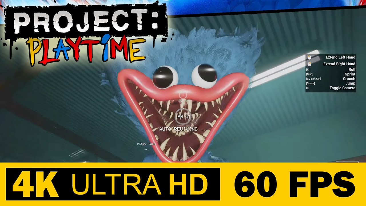 SURVIVOR TUTORIAL | PROJECT: PLAYTIME | Walkthrough, Gameplay, No Commentary, 4K, HDR, 60 FPS ...