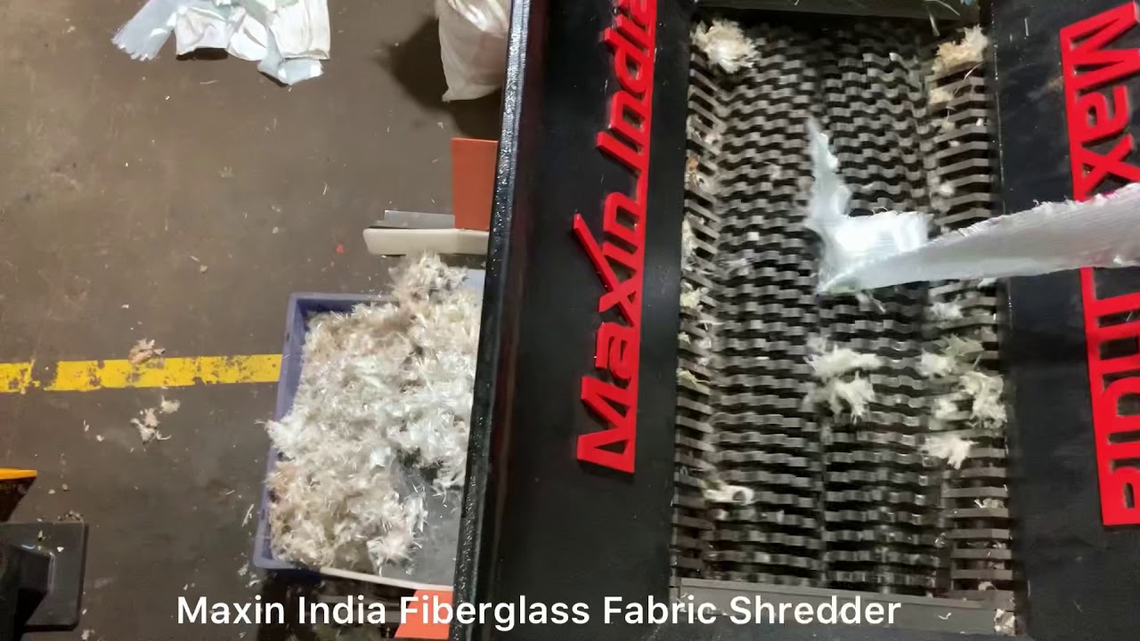 FRP Clothe Shredder, FRP Fabric Crushing, #FRP, # ...