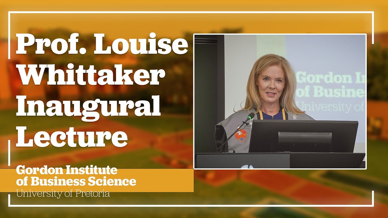 Prof. Louise Whittaker Inaugural Lecture - YouTube