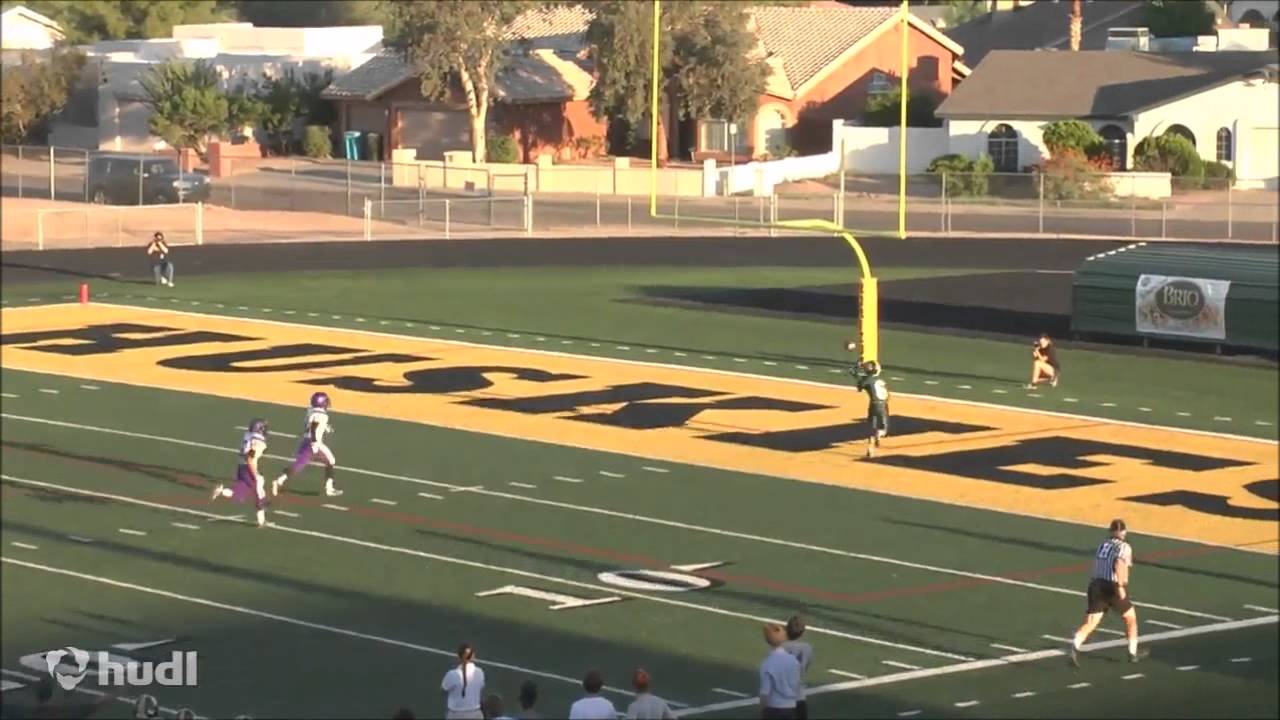 Nick Gregory Sophomore 2014-2015 Horizon Football Season - YouTube