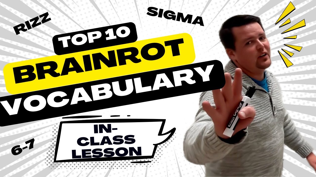Brainrot Vocabulary: 10 Fun Slang Words Explained (In-Class Lesson ...