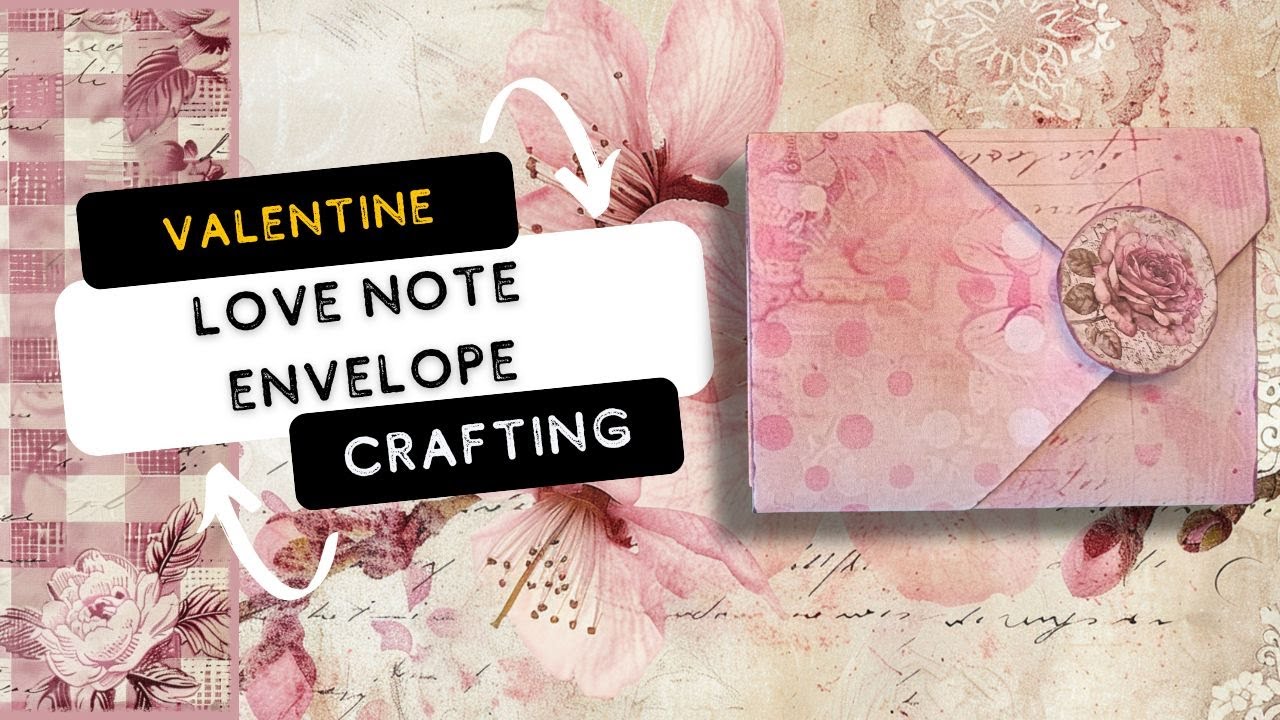DIY Love Note Envelope Tutorial for Valentine’s Day | Easy Craft Using ...