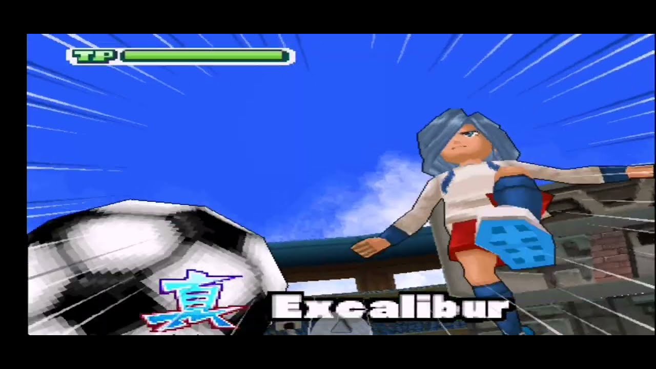 inazuma eleven 3 the Ogre UK Excalibur+paladin strike - YouTube