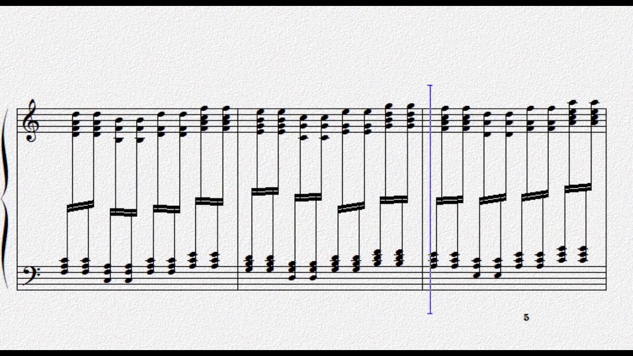 Piano 16 bar, technique practice38A - YouTube