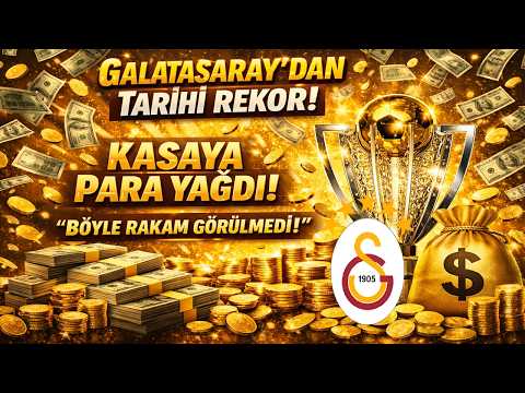 GALATASARAY’DAN TARİHİ REKOR! | 26. Şampiyonluk Geldi, Kasaya Para Yağdı: \
