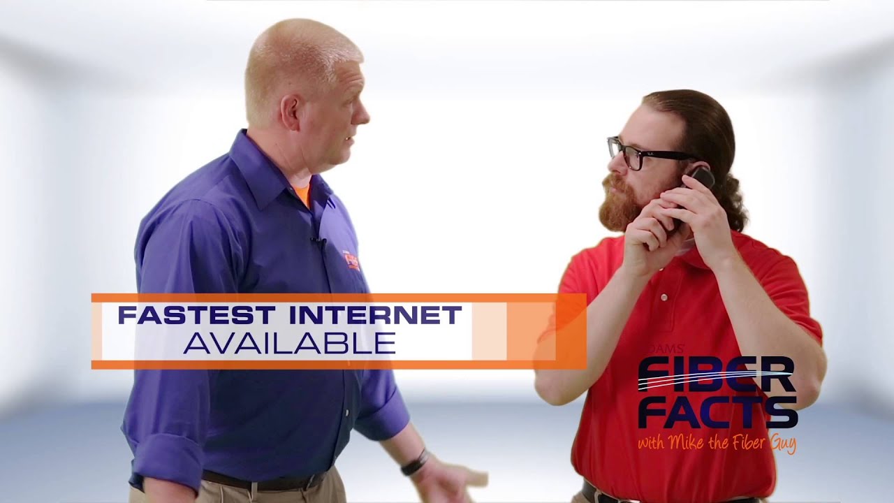 Adams Fiber: Fiber Guy Price for Life - YouTube