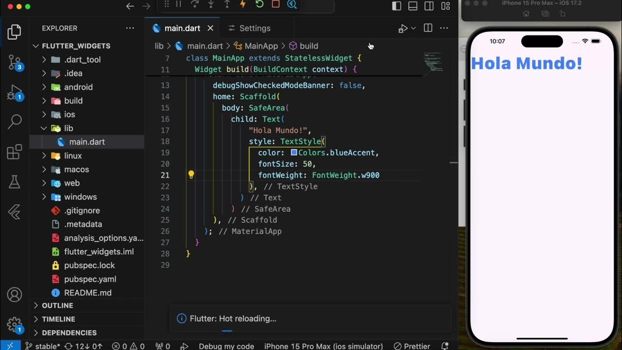 3.6. Flutter | Text #flutter #flutterdeveloper - YouTube