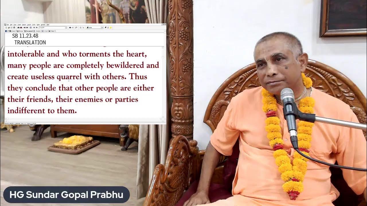 SB 5.5.16 By HG Sundar Gopal Prabhu | How to go back to Godhead - YouTube