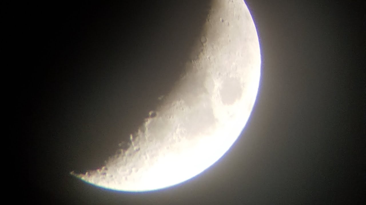 My First Attempt at Capturing Crescent Moon using Gskyer Telescope ...