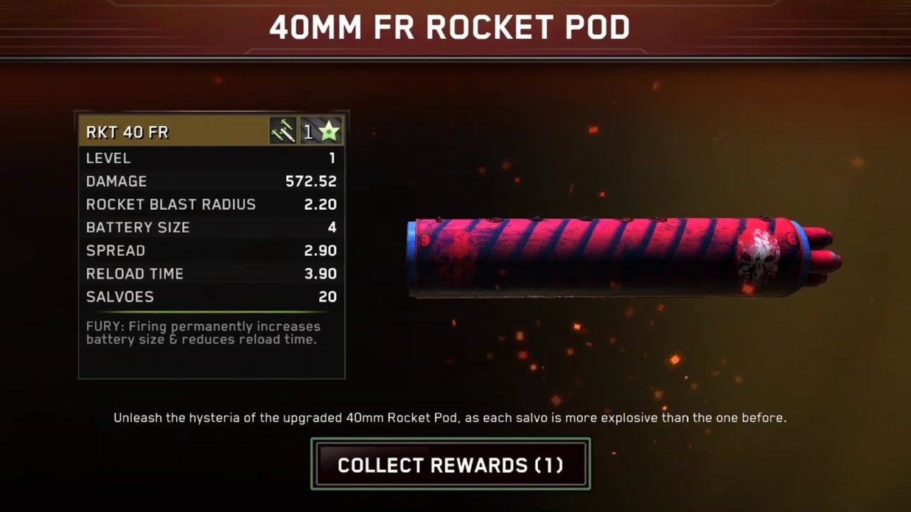 Zombie Gunship Survival - 40mm fury rocket pod x2 Unboxing - YouTube