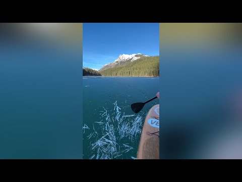 The hardest but nicest conditions to paddle