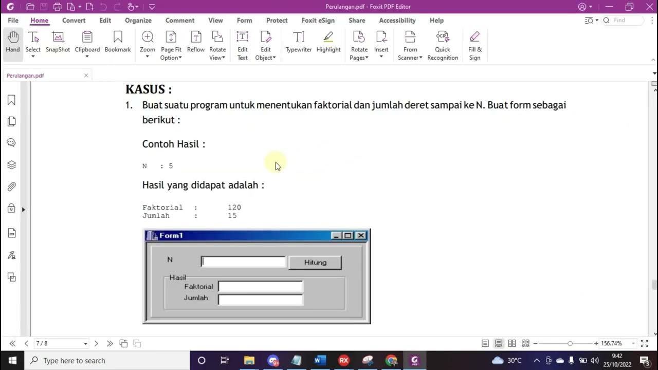 Studi Kasus Perulangan - YouTube
