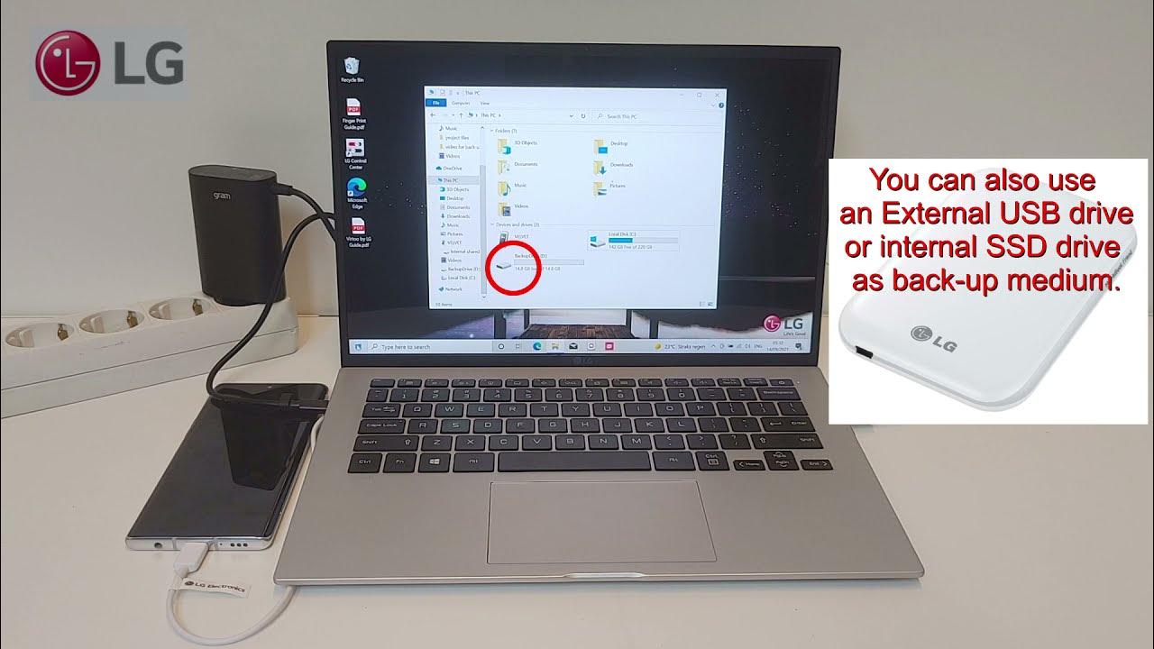 [LG Gram PC] PC back up of personal folders/files on 2021 Gram (using ...