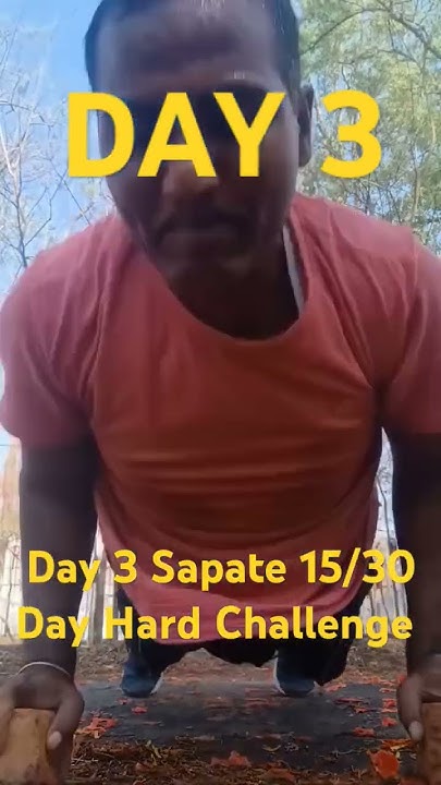 30 Hard Days | Day 3 Sapate 15 | 30-Day Challenge | 30 Hard" - YouTube